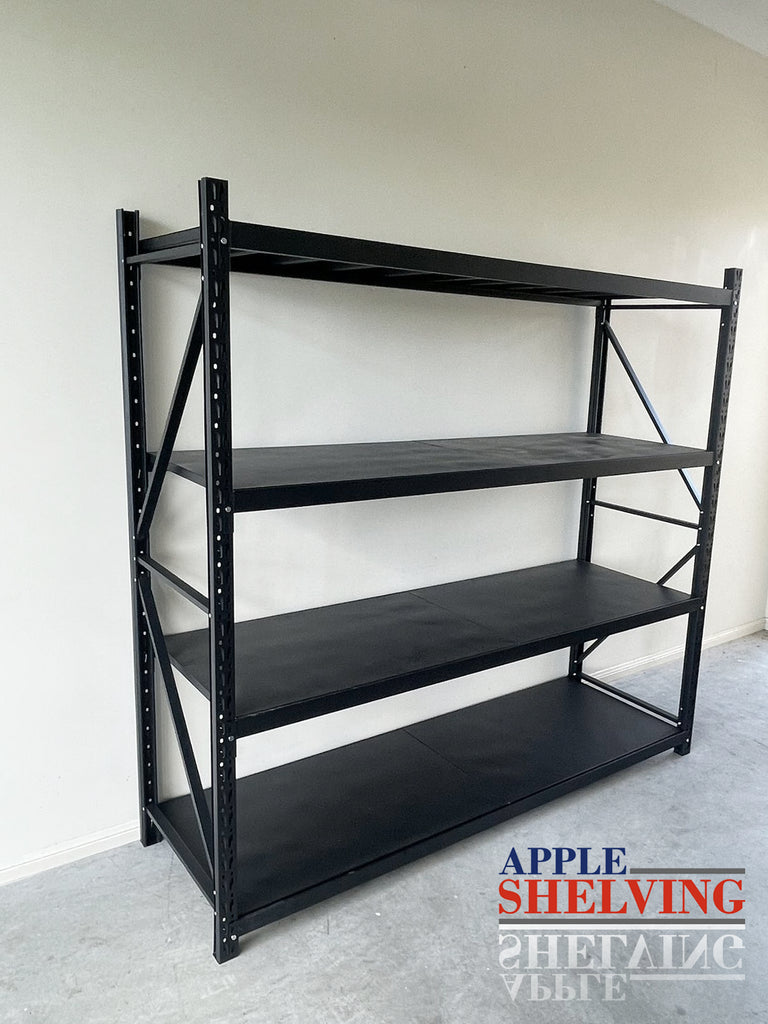 2m x 1.8m x 0.6m 4-Tier Garage Metal Shelving 800KG | Apple Shelving